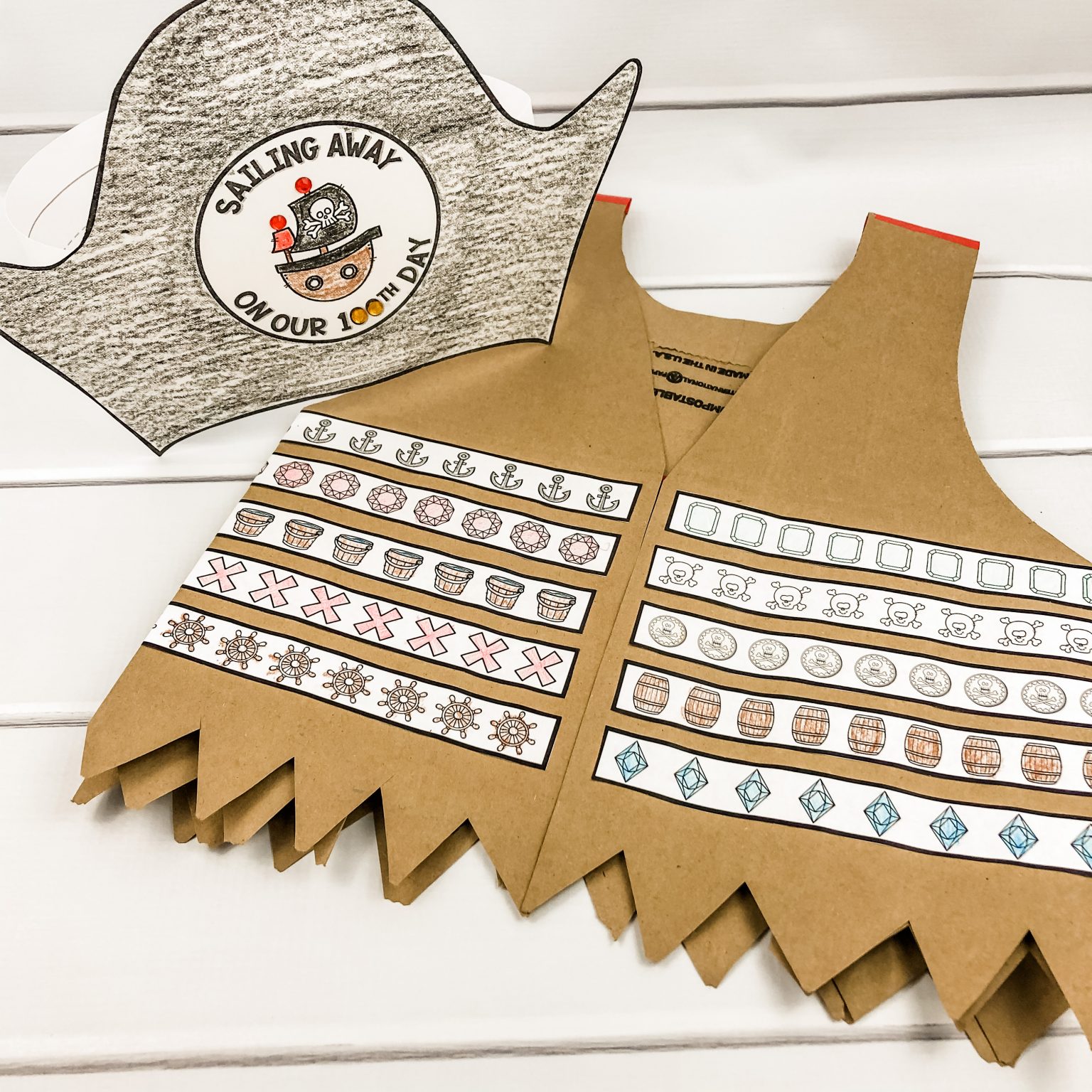 Celebrating the 100th Day of School Pirate Style - Kinderbrations