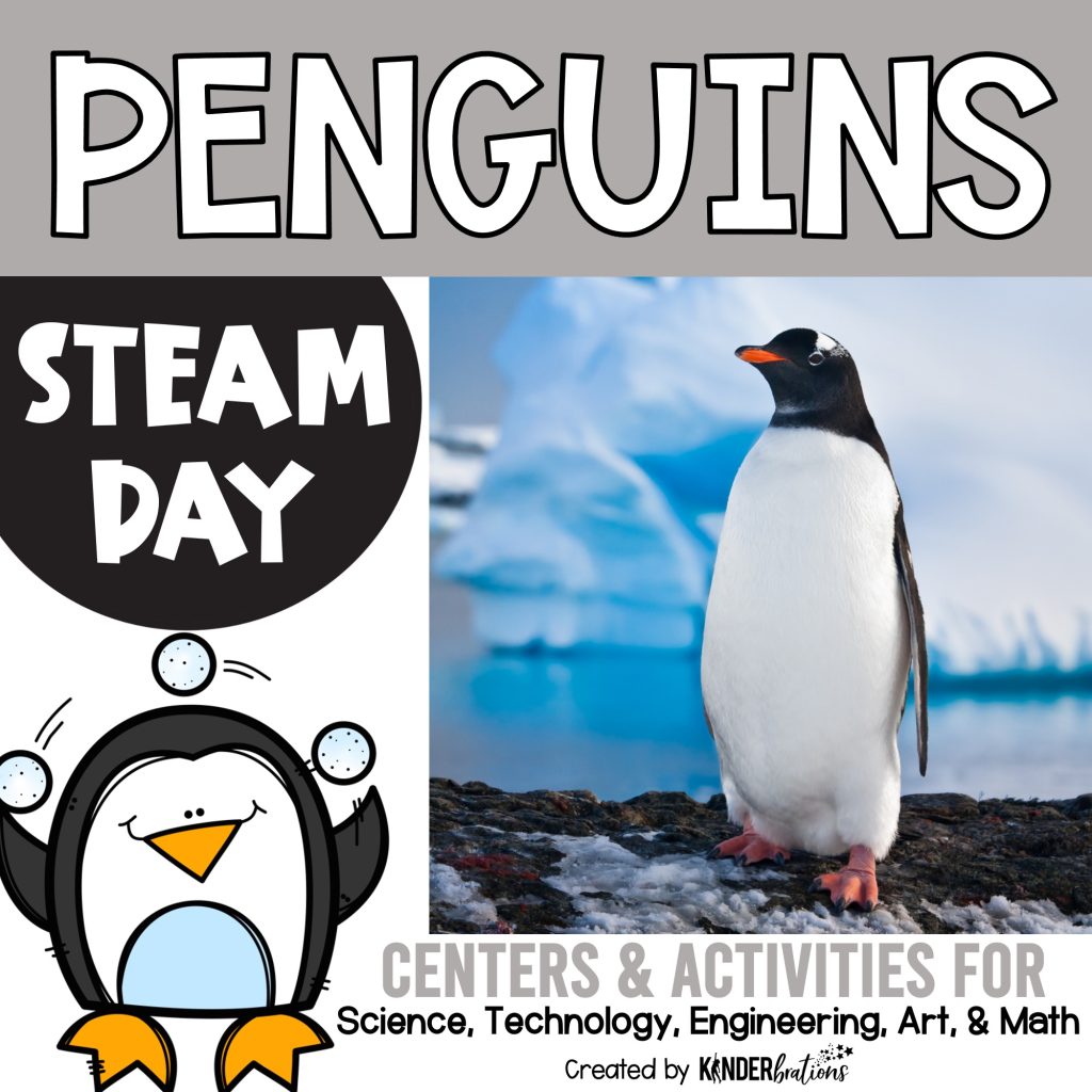 STEAM Day Centers and Activities | Penguin Theme | STEM - Kinderbrations
